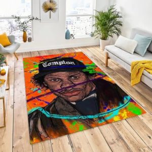 Eazy E Straight Outta Compton 90s Hip-hop Rug Carpet