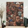 Gangsta Rap Artists & Hip Hop Legends Poster Canvas