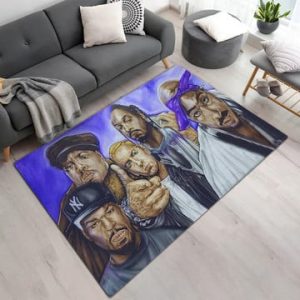 Legends Of Rap & Hip Hop 80s Artists Rug Carpet