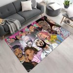 Rap Us Rappers Hip-Hop Music Area Rug Carpet