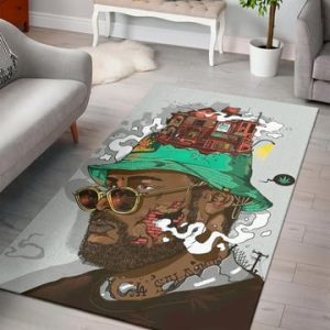 SchoolBoy Q Art Hip Hop 90s Rug Carpet