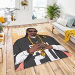 Snoop Dogg Hip Hop Favorite Rapper Rug Carpet