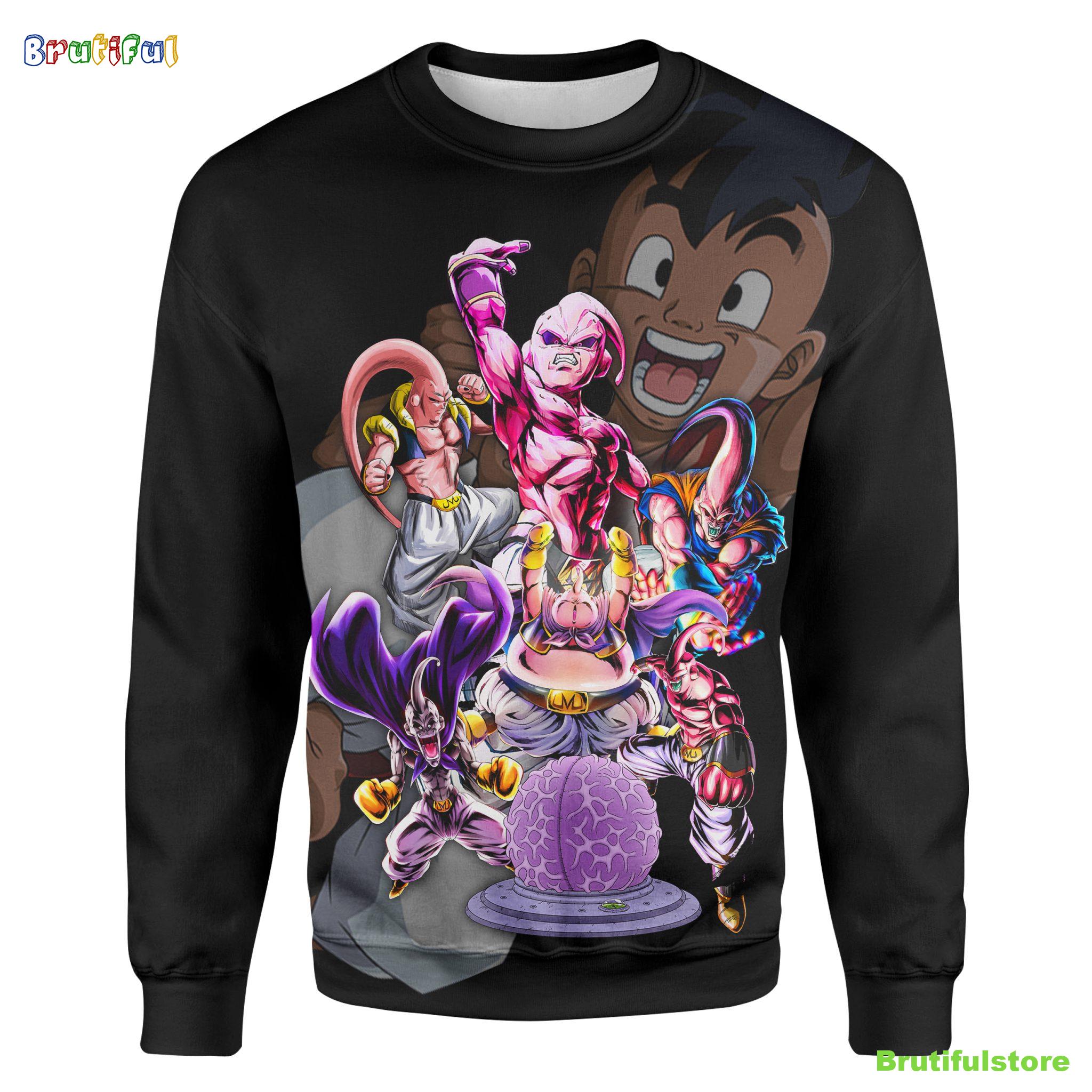 All Of Buu form Dragon Ball Z 3D All Over Print Shirt