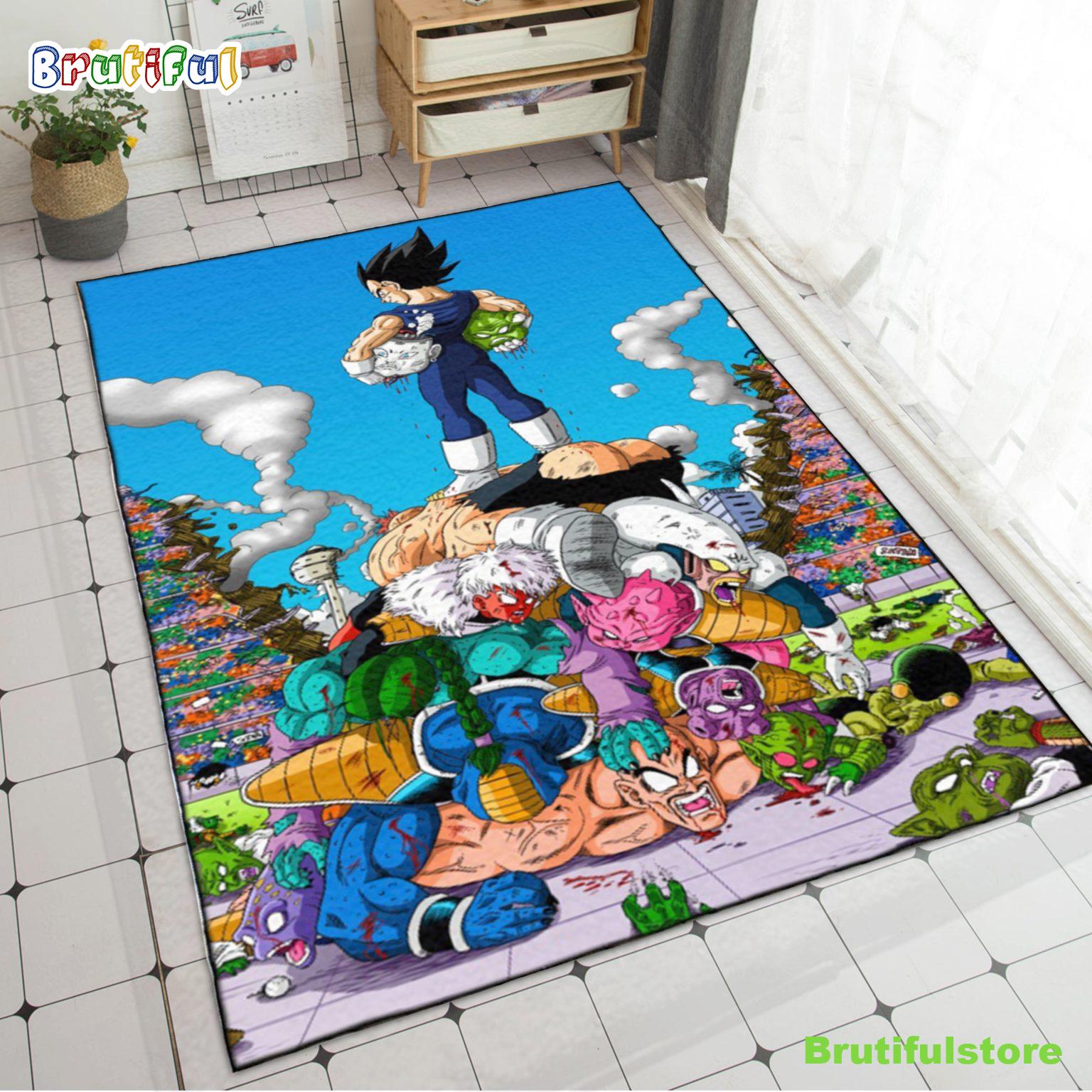 All Kills Of Vegeta Rug Carpet