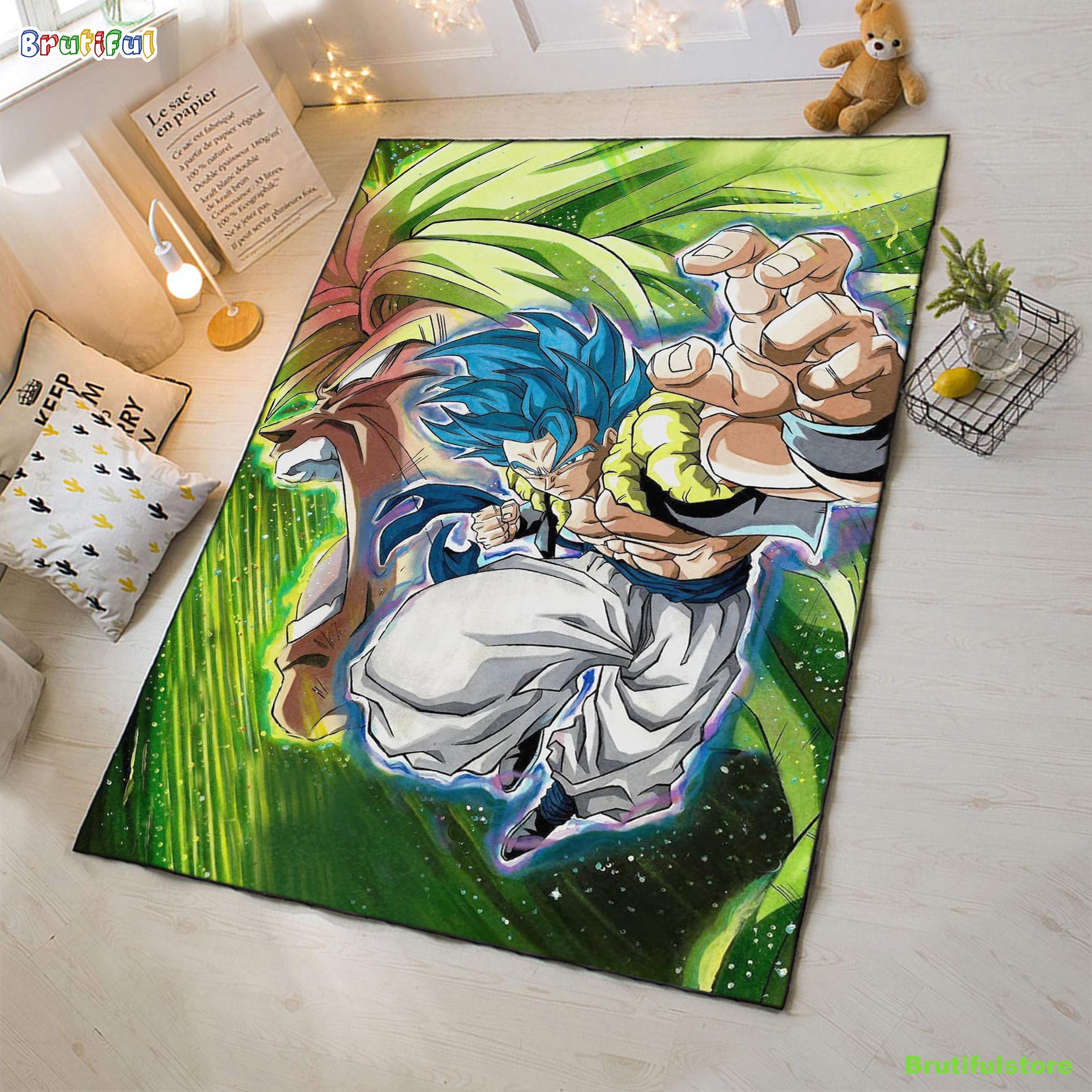 Dragon Ball Super Broly Rug Carpet - Brutifulstore.com