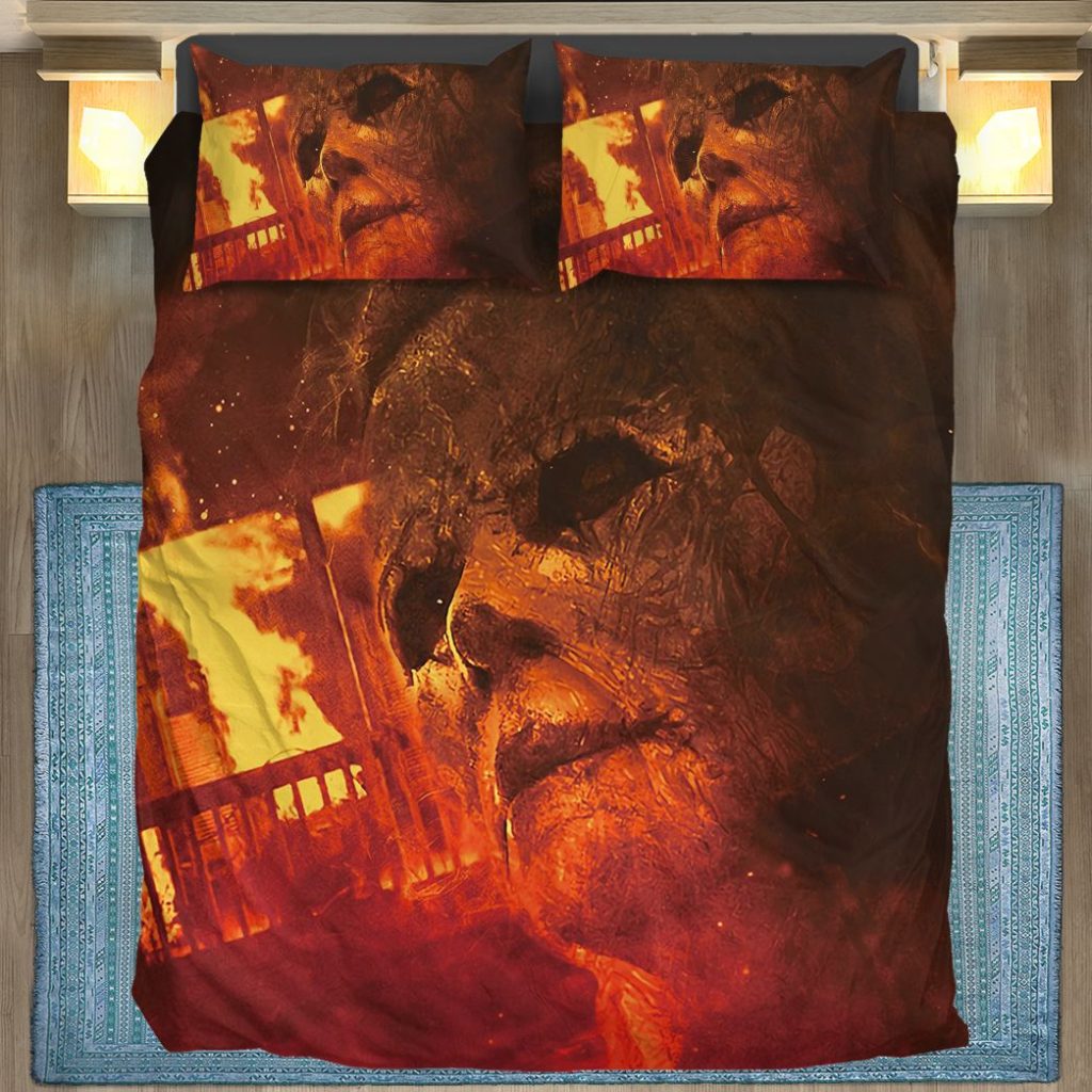 Gearhumans 3D Halloween Kills Michael Myers Custom Bedding Set