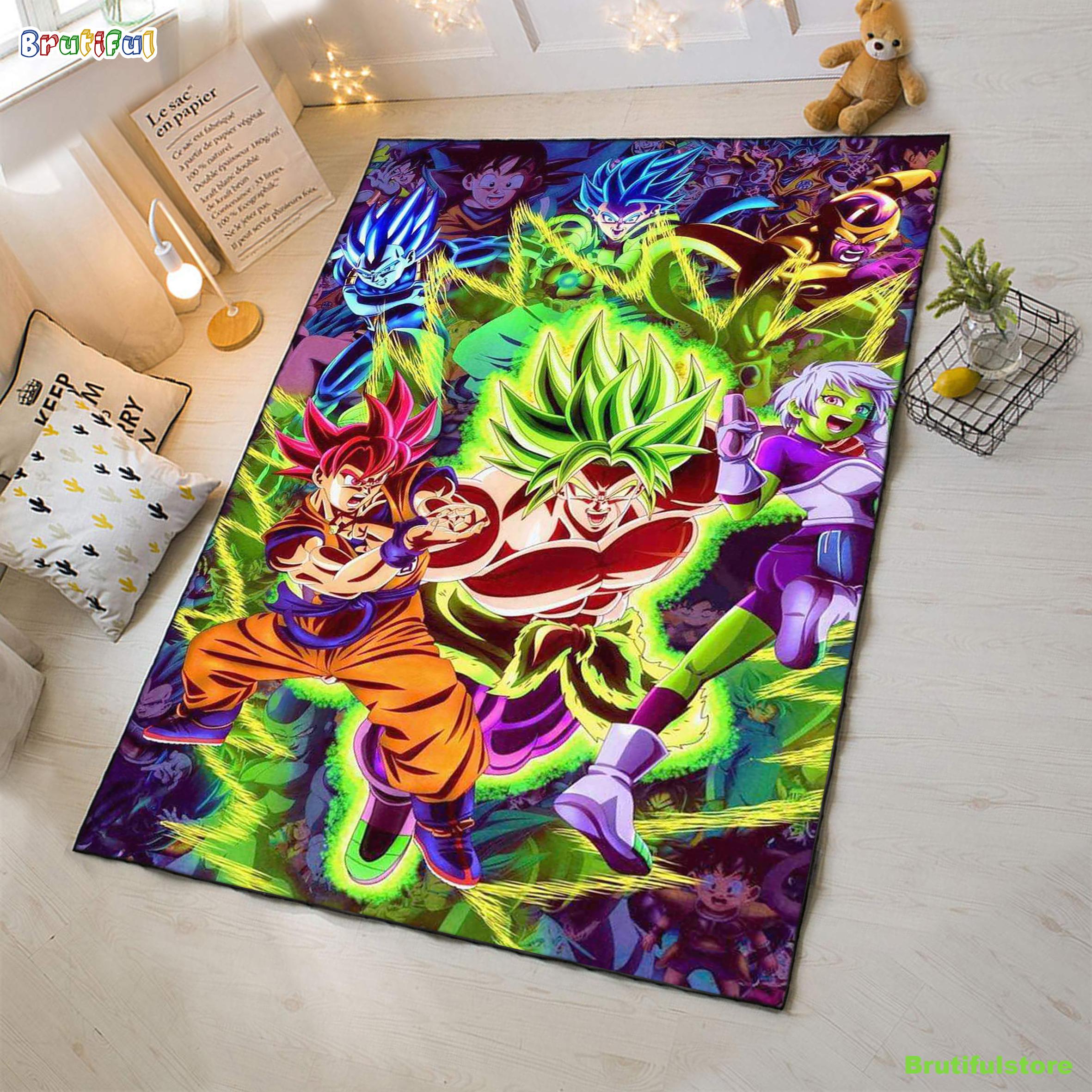 Poster Final Dragon Ball Super Broly Rug Carpet