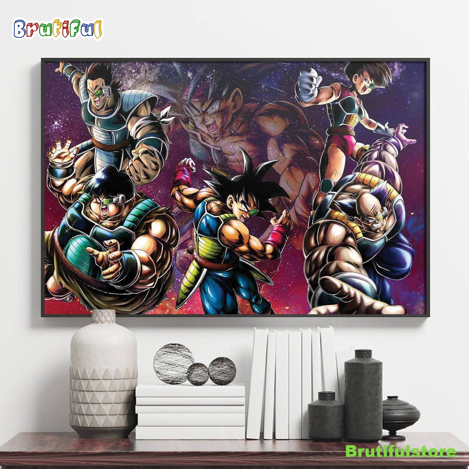 Team Bardock DB Legends Wallpaper Poster Canvas