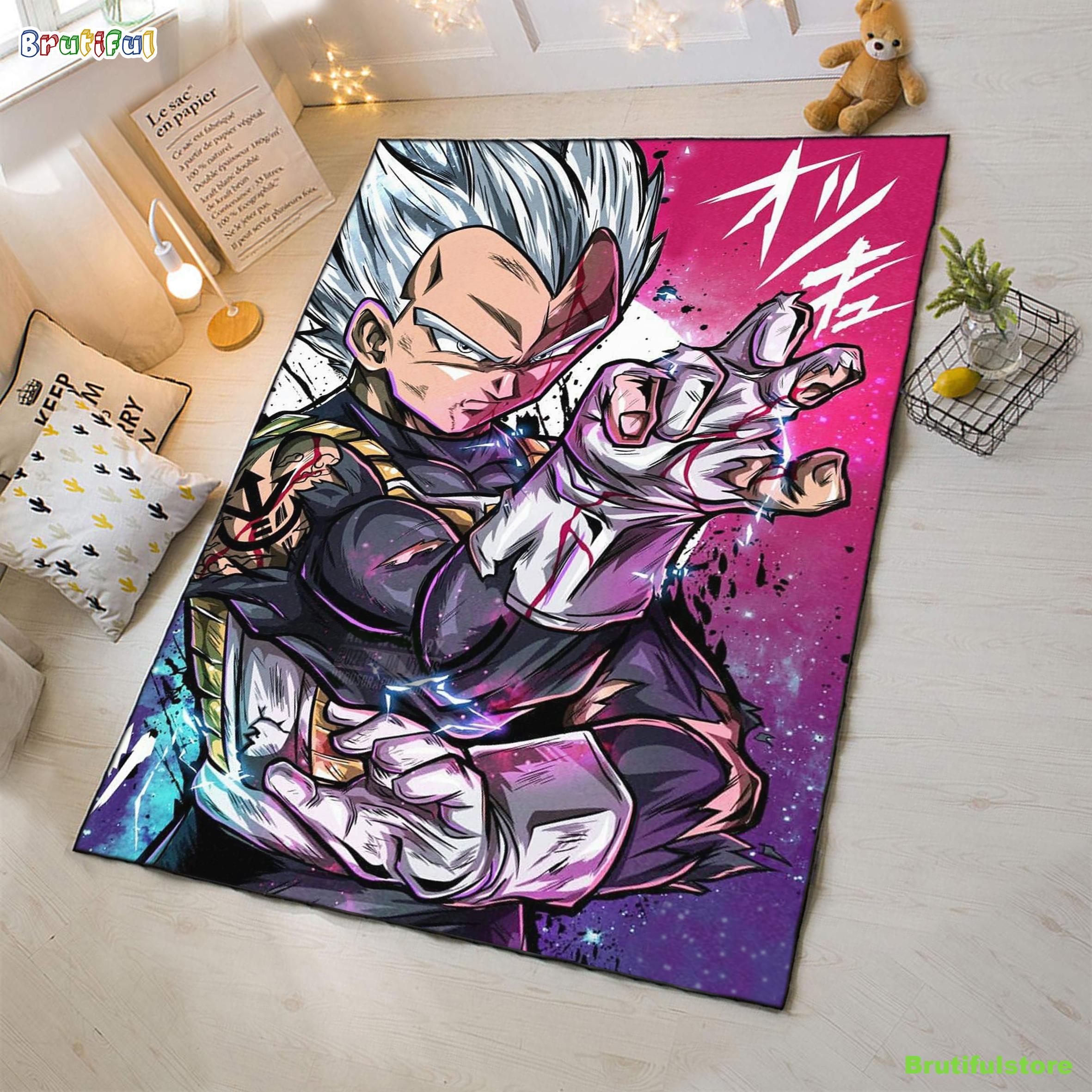 Vegeta Ultra Instinct Mastered Dragon Ball Super Rug Carpet