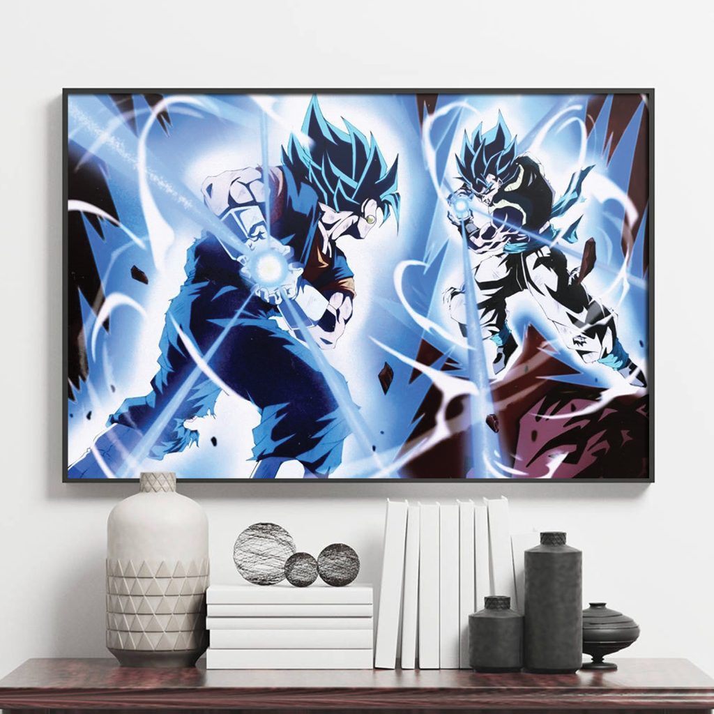 Bardock And His Family Wallpaper Poster Canvas - Brutifulstore.com
