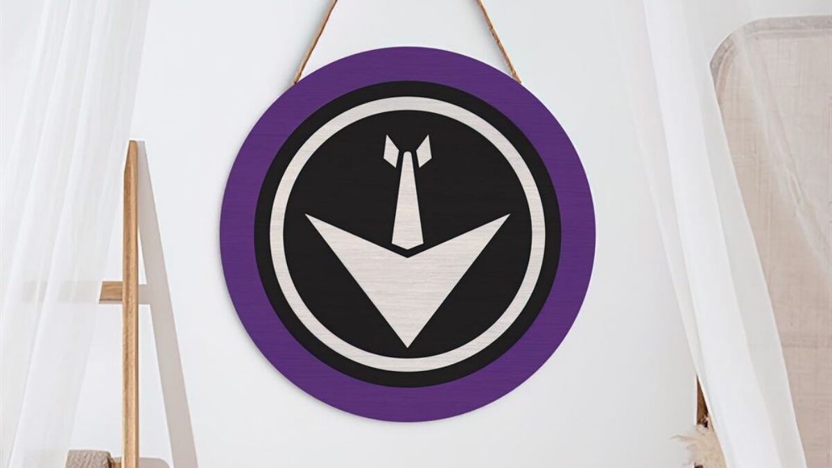 Hawkeye Avenger Logo Boy's Marvel Hawkeye Purple Arrow Icon