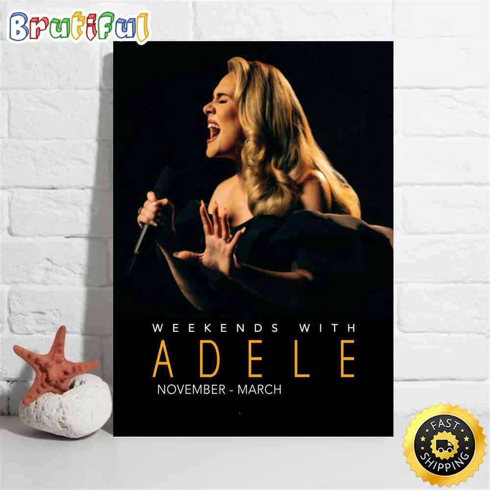 Adele Tour 2023 2024 List Tour Poster