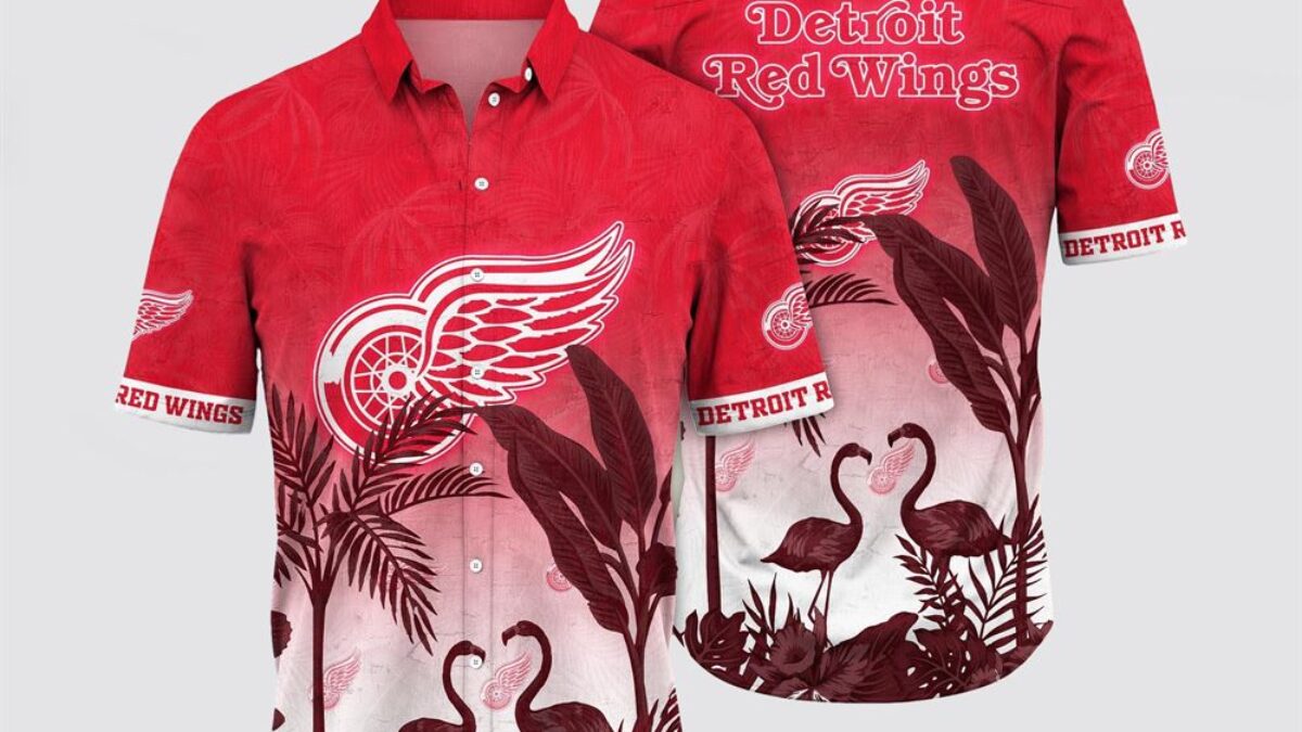 flamingo pattern shirt