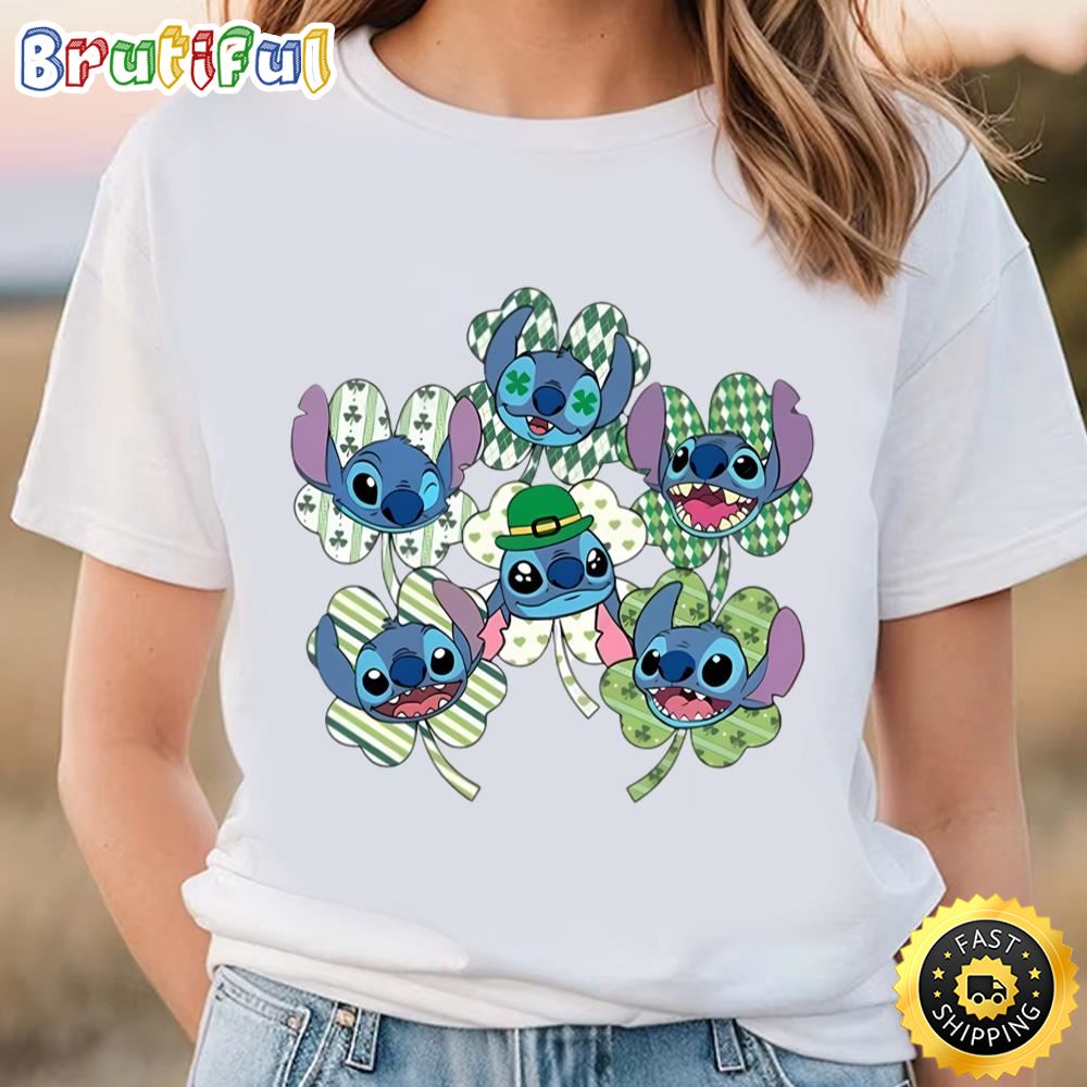 Disney Stitch Lucky Happy St Patrick’s Day Shirt