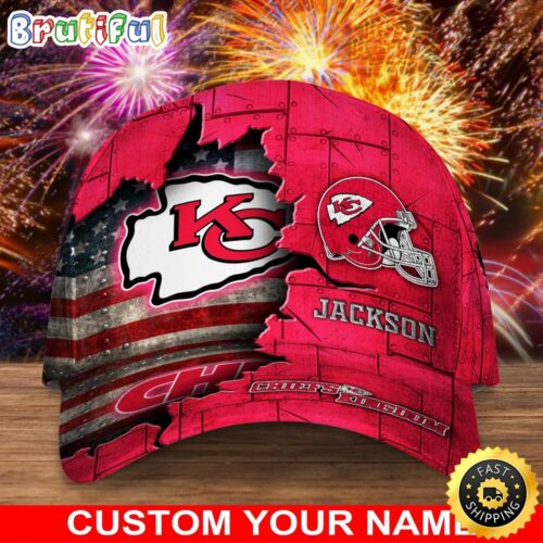 Kansas City Chiefs Baseball Cap Custom Cap Go Sports Teams