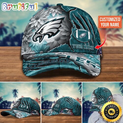 Personalized NFL Philadelphia Eagles All Over Print Baseball Cap The ...