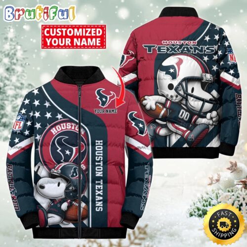 NFL Houston Texans Puffer Jacket Snooby Customized Jacket