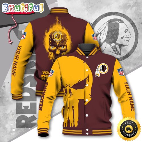 NFL Washington Redskins Baseball Jacket Football Sports Jacket