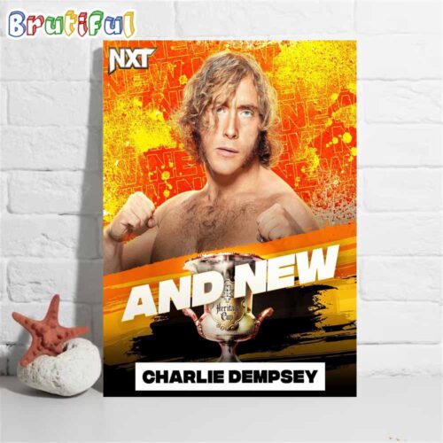 Charlie Dempsey Is The New Heritage Cup Championn WWE NXT Poster Canvas