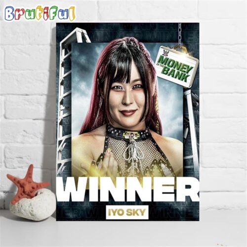 Congratulations To Iyo Sky Is Winner At WWE Money In The Bank Wall Art ...