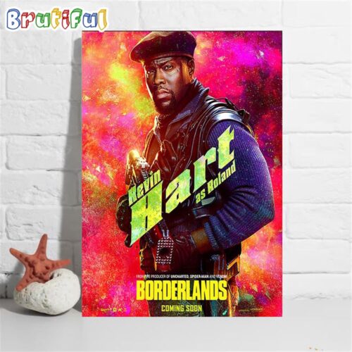 Kevin Hart as Roland in Borderlands Official Poster 3D T Shirt