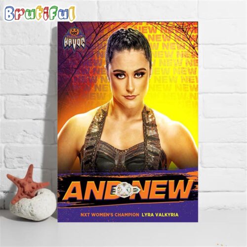 Lyra Valkyria And New WWE NXT Womens Champion Wall Art Poster Canvas