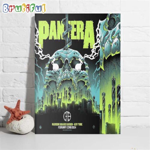 Official New Poster Pantera For Their Show This Evening At Madison ...