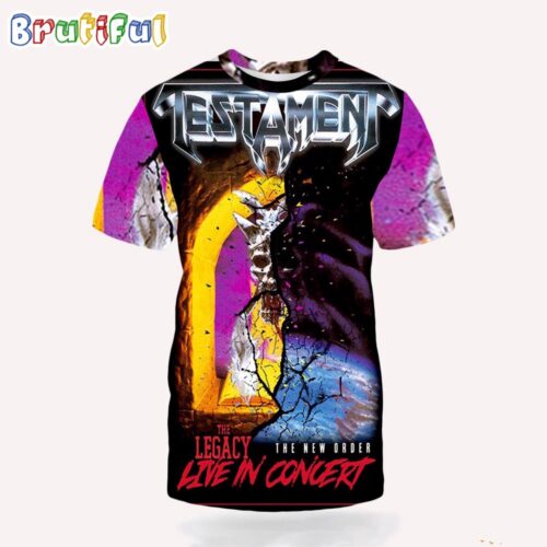 Testament The New Order Limited Merch For The Casino Shows In CT The ...