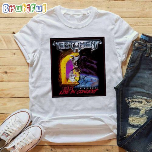 Testament The New Order Limited Merch For The Casino Shows In CT The ...