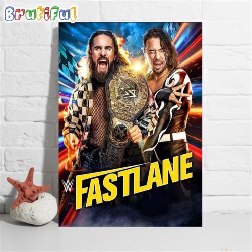 Seth Rollins And Still World Heavyweight Champion At WWE Fastlane Wall ...