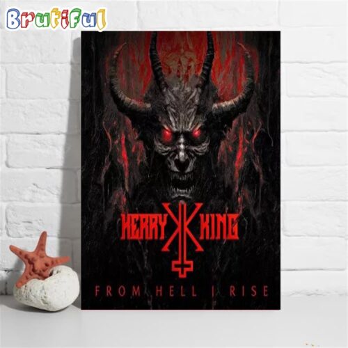Slayer Kerry King From Hell I Rise Poster Canvas