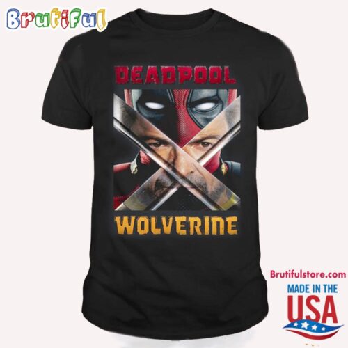 Deadpool And Wolverine Movies All OVer Print T Shirt
