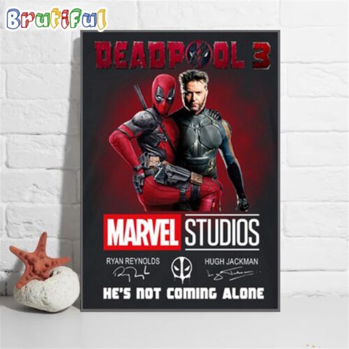 Deadpool Movie Poster, Deadpool 3 Studios Wall Art Poster Canvas