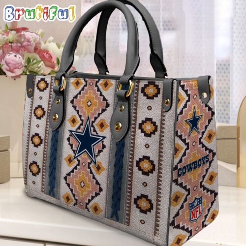 NFL Dallas Cowboys Native American Pattern Leather Bag, Football Women ...