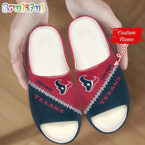 NFL Houston Texans Slippers Football Comfortable Slippers