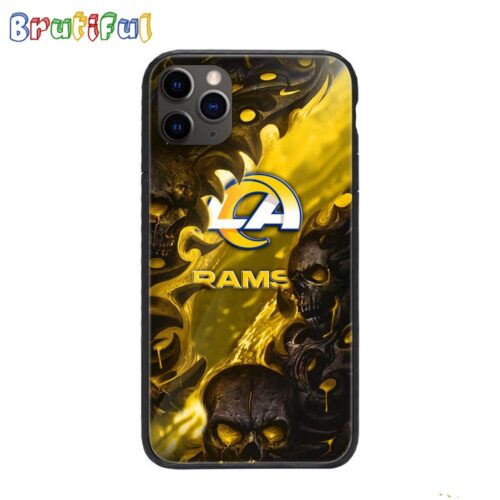NFL Los Angeles Rams Special Logo Skull Design Phone Case