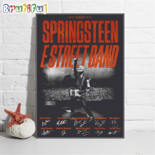 Bruce Springsteen And The E Street Band 2024 World Tour Home Decor ...