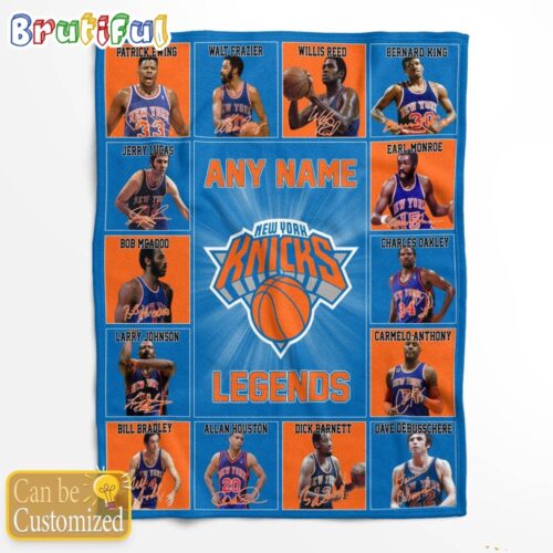 NBA New York Knicks Basketball Team Player Legends Blanket