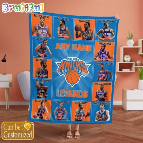 NBA New York Knicks Basketball Team Player Legends Blanket