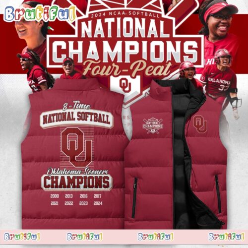 Oklahoma Sooners Four Peat 2024 NCAA Softball Women’s College World ...