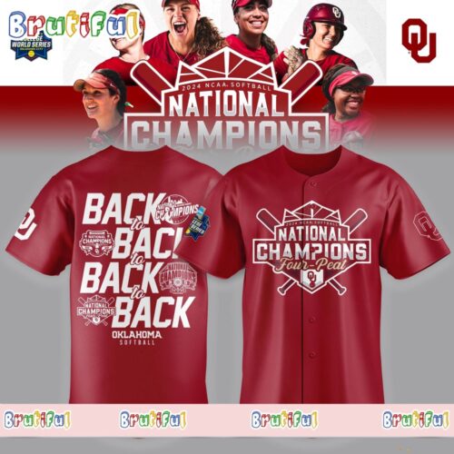 Oklahoma Sooners Four Peat 2024 NCAA Softball Women’s College World ...