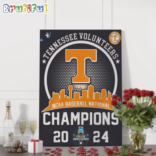 Tennessee Volunteers NCAA Men's Baseball National Champions 2024 Team ...