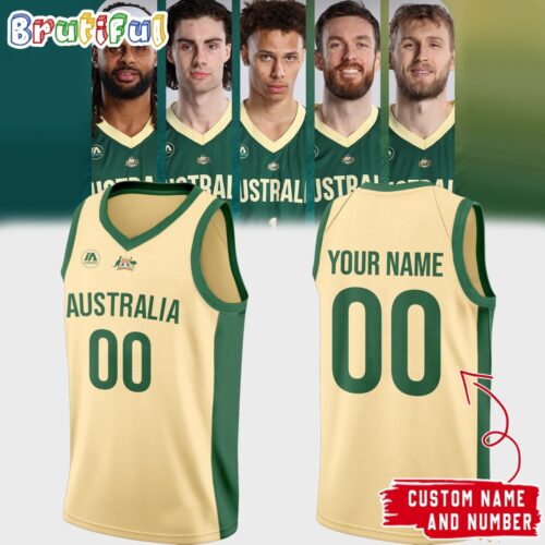 Australia Basketball Team Player 2024 Jersey Shirt