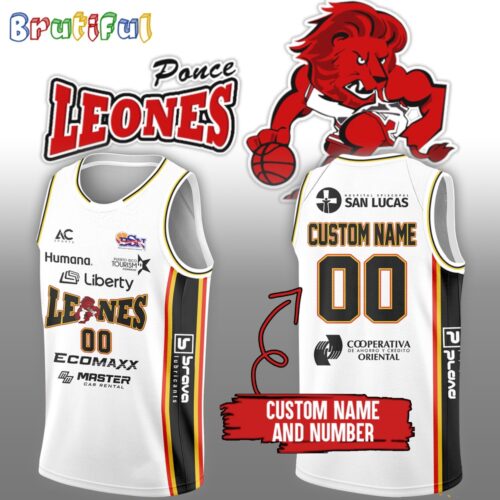 Leones De Ponce BSN Puerto Rico 2024 Basketball Jersey
