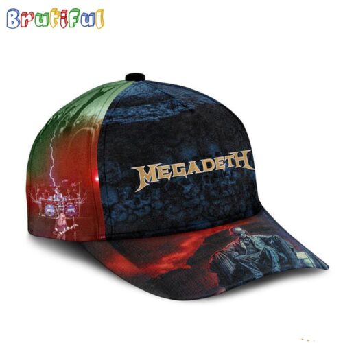 Megadeth Music Band Graphics Design Baseball Cap
