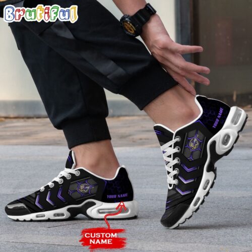 NFL Baltimore Ravens Custom Air Max Plus Shoes