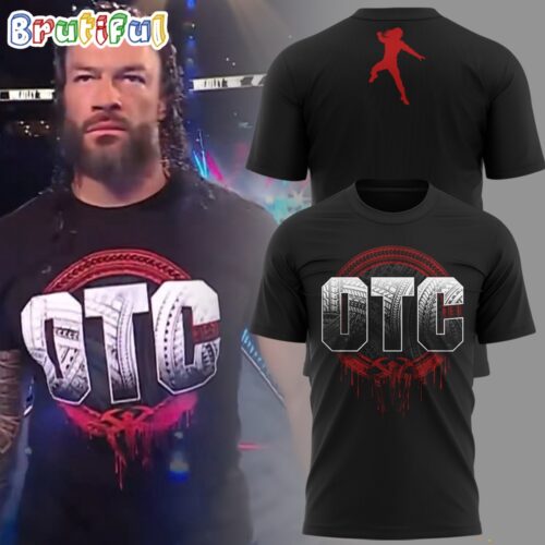 WWE Black Roman Reigns OTC T Shirt