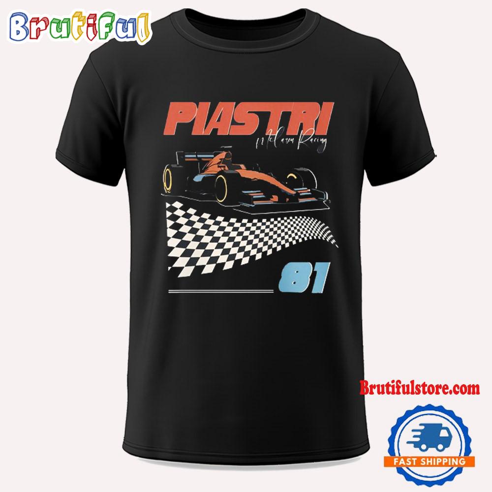 Oscar Piastri Retro Mclaren Inspired T Shirt