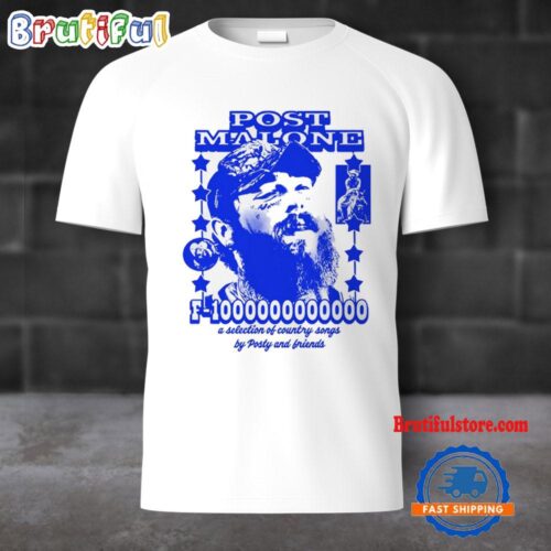 Post Malone The F-1 Trillion Tour 2024 Schedule Jersey Shirt