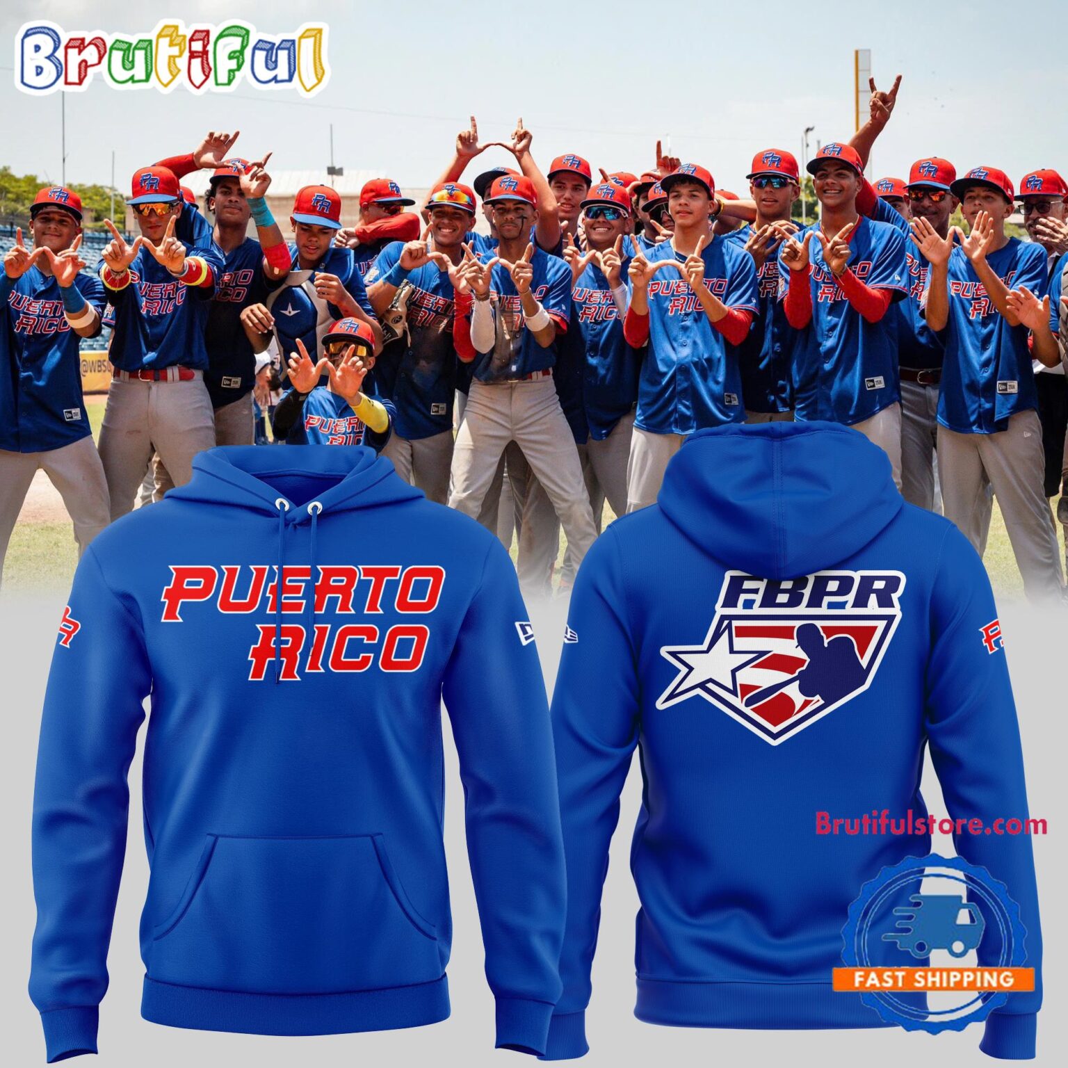 Puerto Rico 2024 WBSC U15 Baseball World Cup Cap Hats